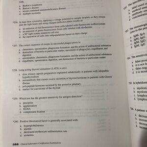 Other | Clinical Laboratory Certification Examinations Study Guide ...